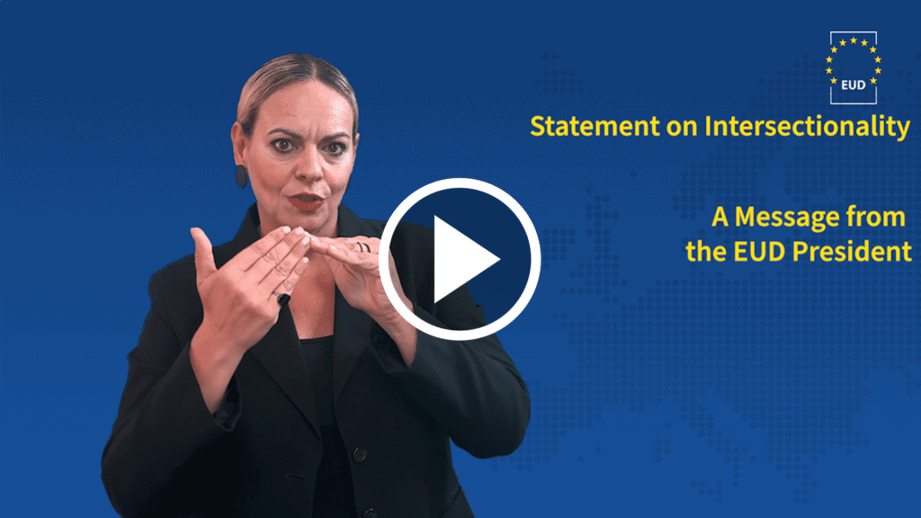 Statement on Intersectionality - European Union of the Deaf