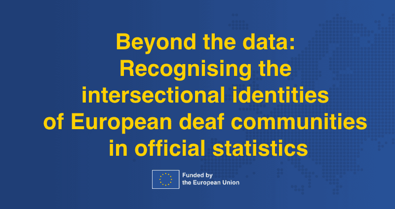 EUD Report: Beyond the data: Recognising the intersectional identities ...